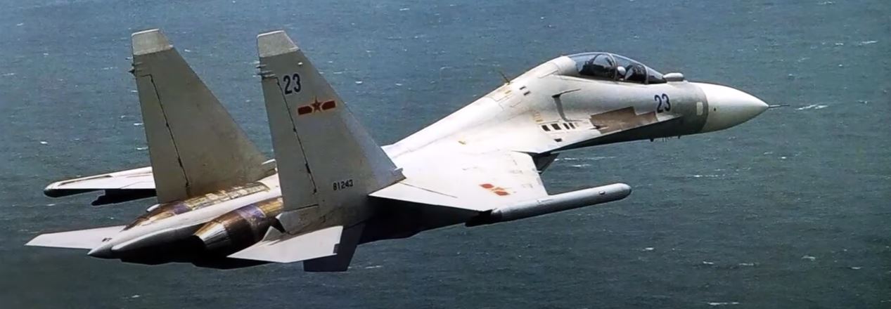 Chinese Air Force (PLAF) Su-35S Fighter Shot Down by Taiwan's Air ...