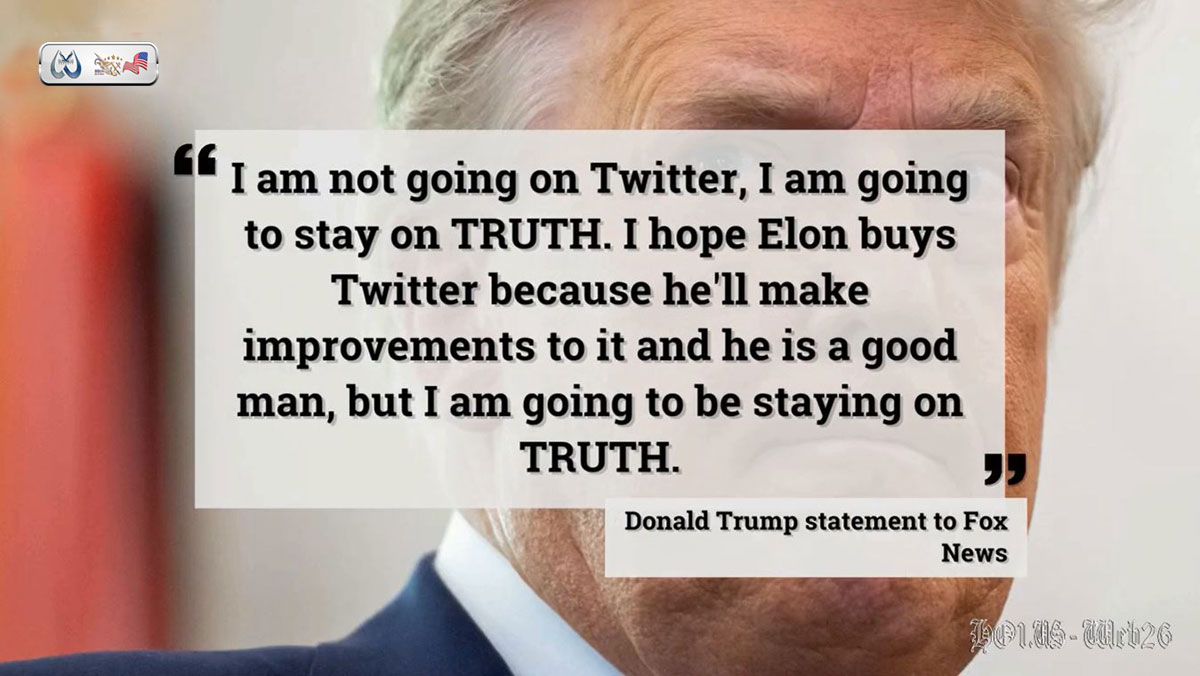 ‘I’m Back’, President Donald Trump Returns to Truth Social | √ HO1, the ...
