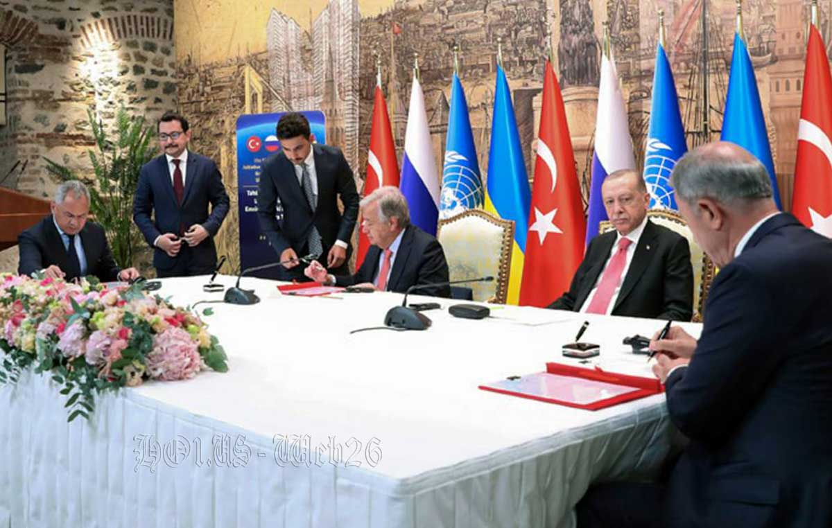 The Istanbul Agreements: Ukrainian Grain export, Anti-Russian ...
