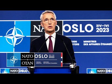 NATO Secretary General, Press Conference at Foreign Ministers Meeting, Oslo, Norway 01 JUN 2023 ...