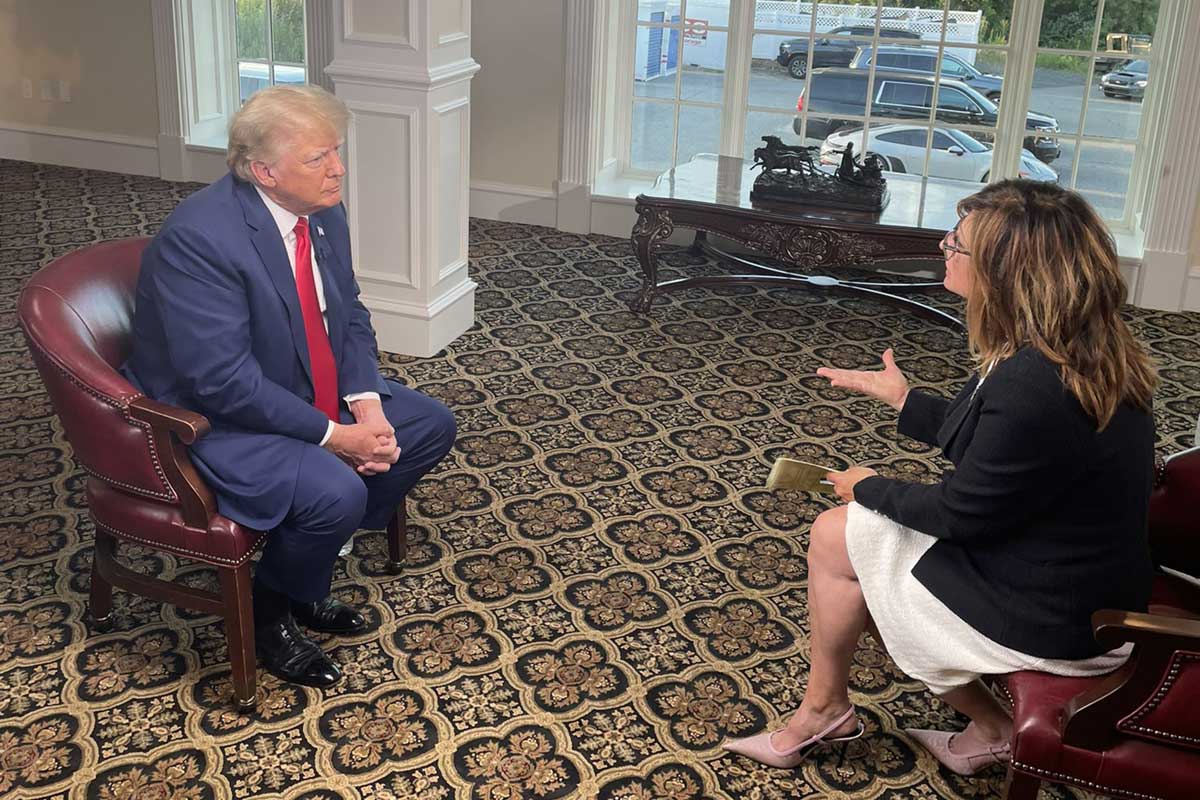 Jul 16th, 2023: President Donald Trump Sits Down with Fox News' Maria ...
