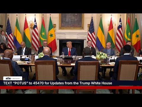 President Trump Participates in a Multilateral Lunch with African ...